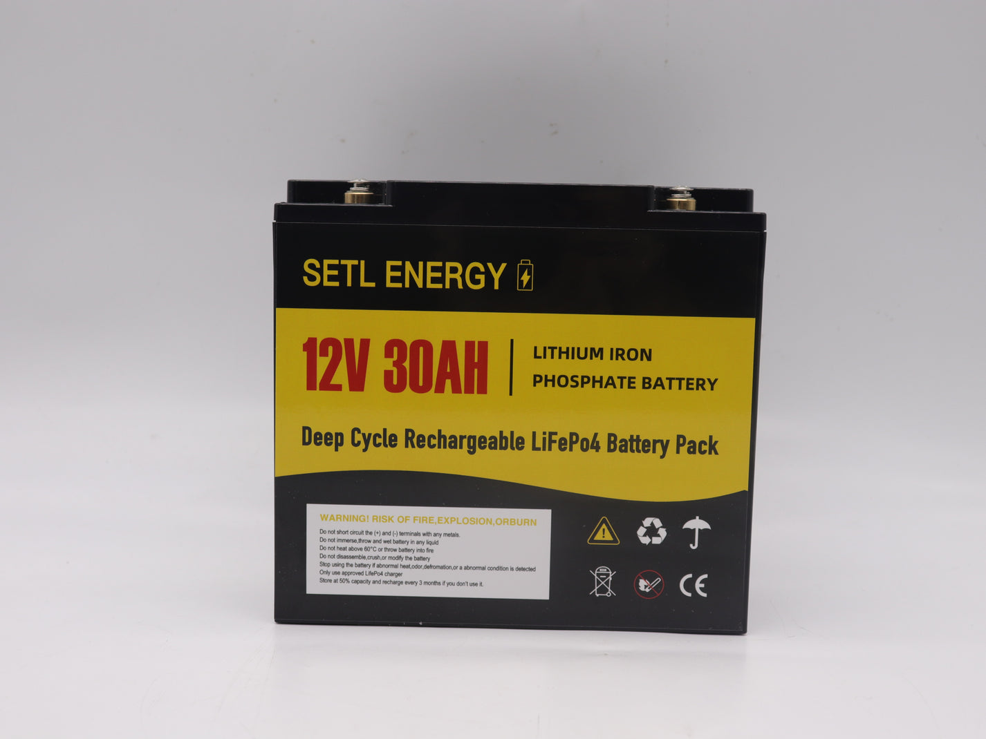 12v 30Ah Battery Lithium Battery LiFePO4 – SETL ENERGY