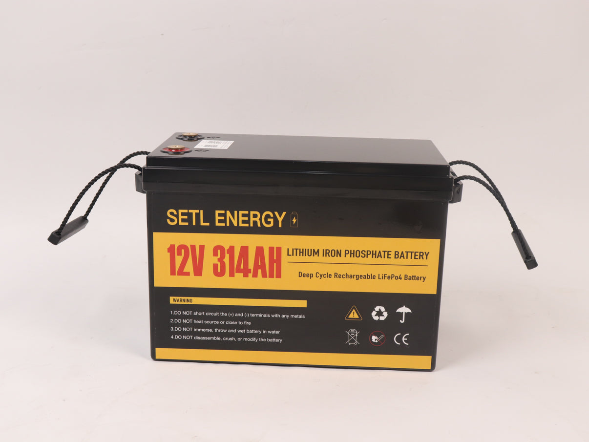 12v 300Ah 314Ah Battery Lithium Phosphate Battery (LiFePo4) BMS includ ...